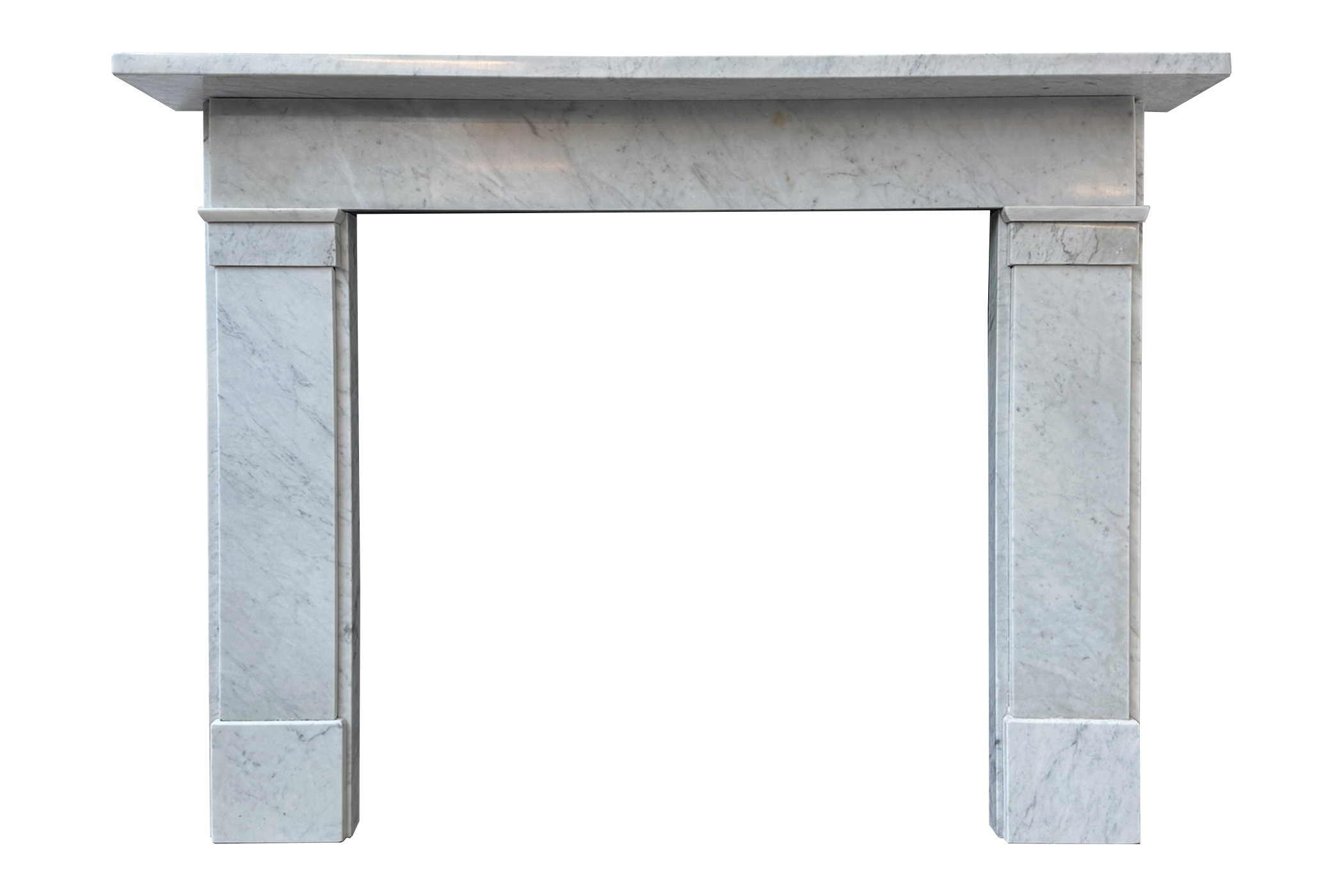 Antique Victorian Carrara marble fireplace surround | Nostalgia